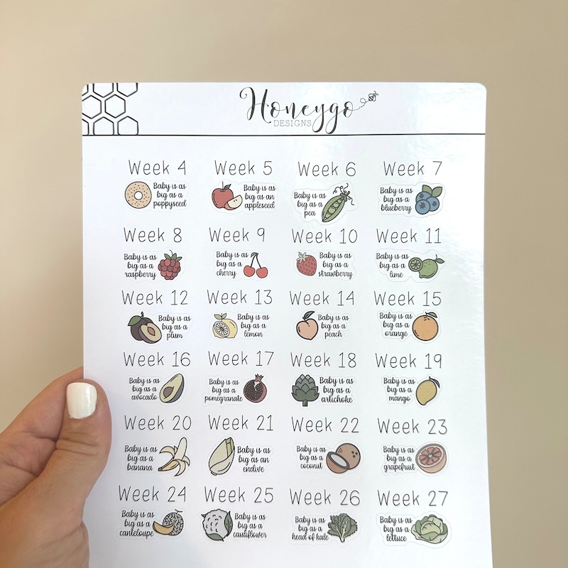 Pregnancy Stickers - Etsy