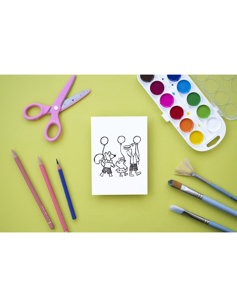 Maisy Coloring Pages: 12 Sheet Printable Set (PDF) - Etsy
