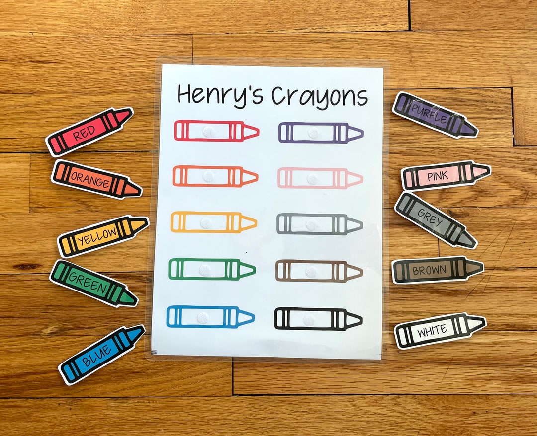 Crayon Color Matching Activity Digital Download - STEAM Learning ...