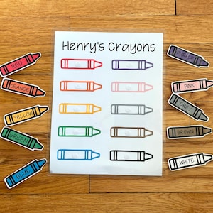 Crayon Color Matching Activity Digital Download - STEAM Learning ...
