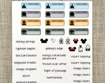 Laptop planner Magic Kingdom 1971 Holographic Sticker Notebook ...