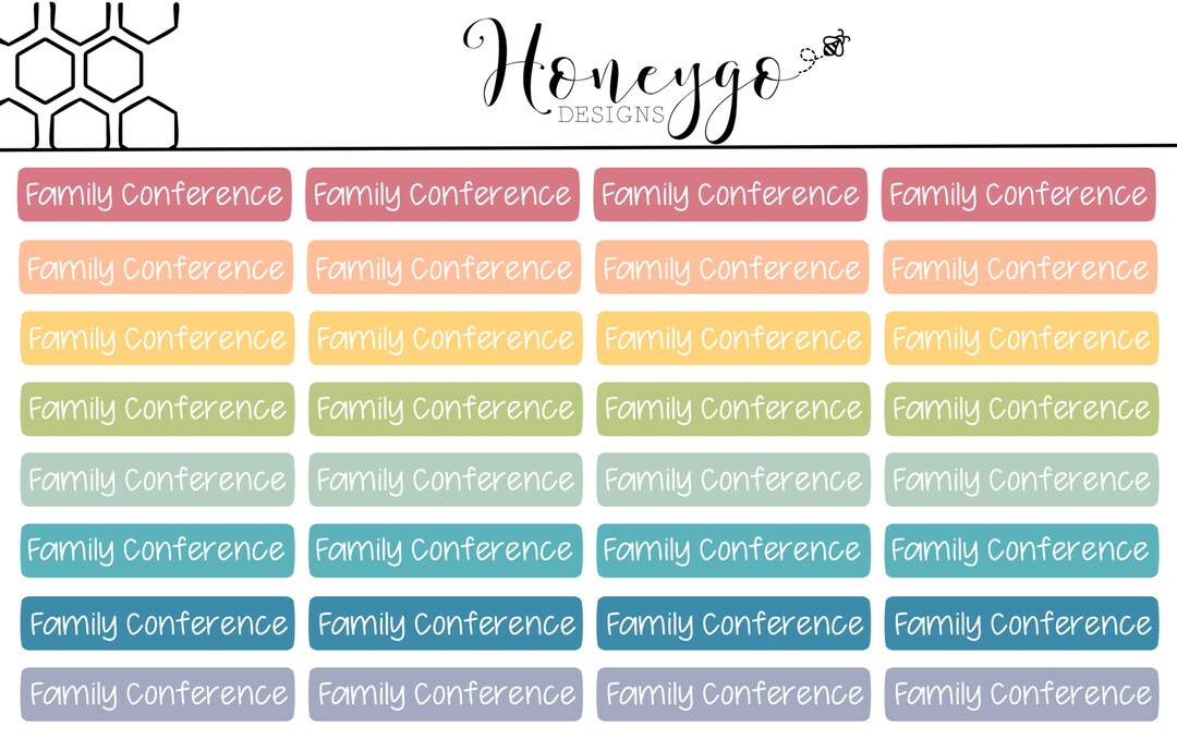 Family Conference Planner Stickers - Teacher Organization (32 Pc) - Etsy