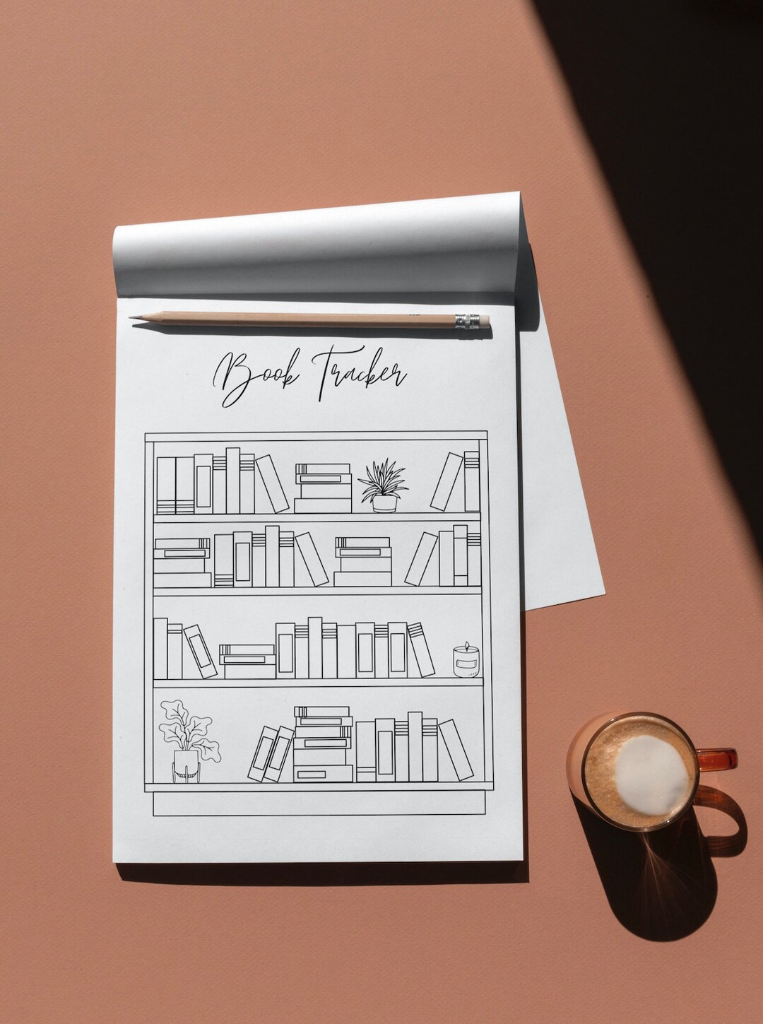 60 Bookshelf Book Tracker: Printable Reading Log (PDF Download) - Etsy