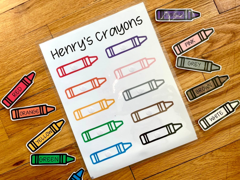 Crayon Color Matching Activity Digital Download - STEAM Learning ...