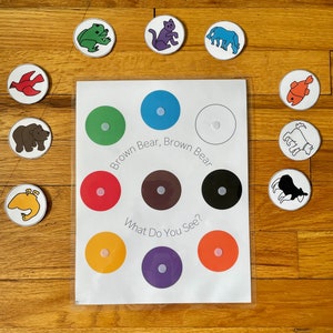 Brown Bear Color Matching Activity: Eric Carle Learning (digital ...