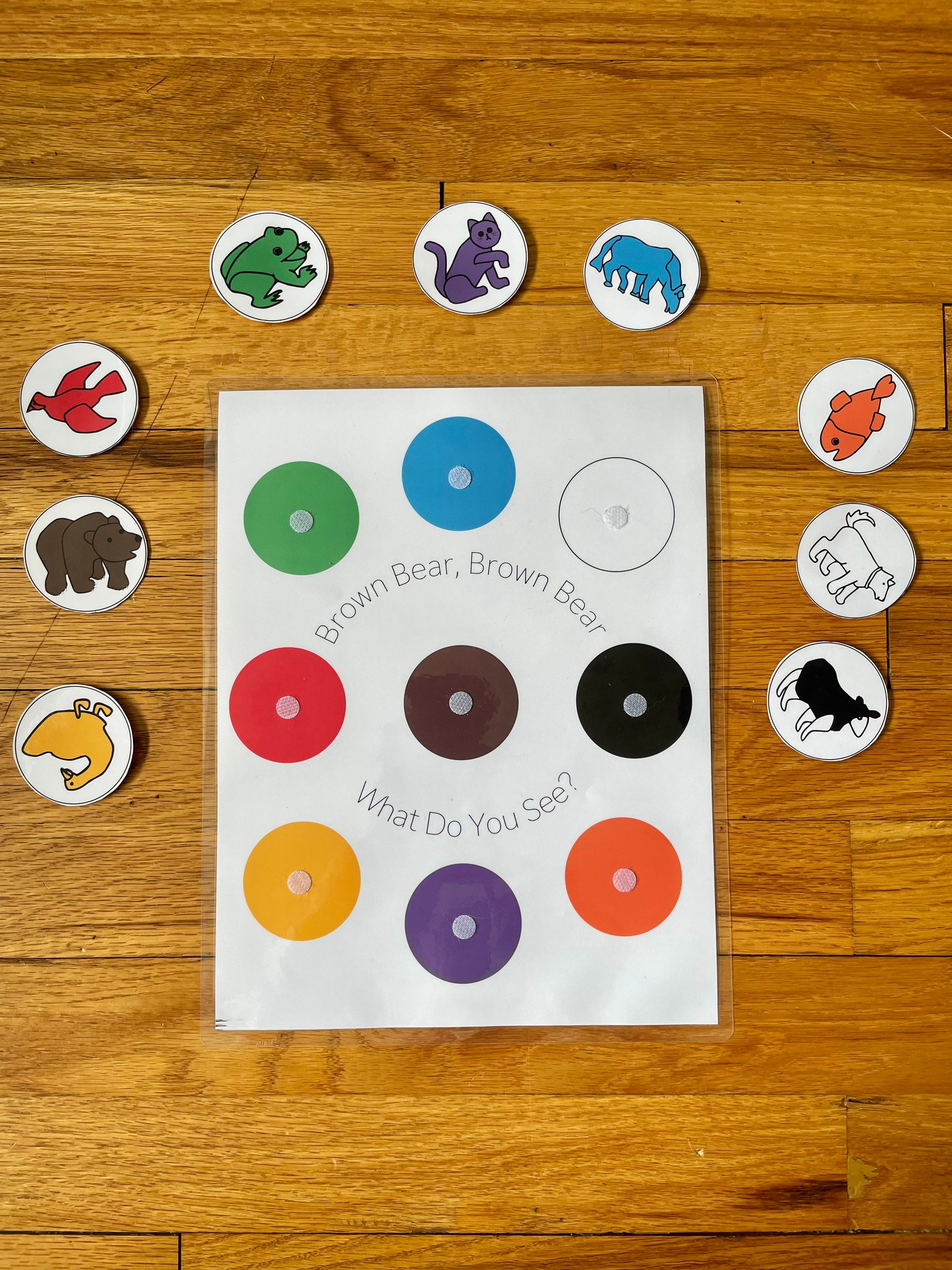 Brown Bear Color Matching Activity: Eric Carle Learning (digital ...