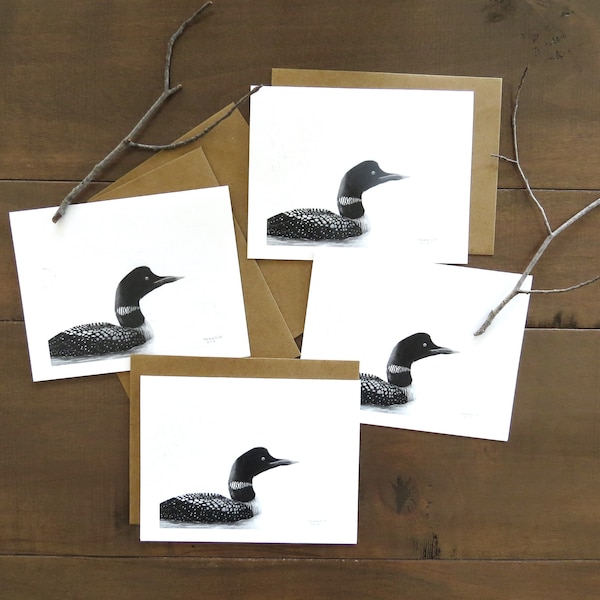 Loon Greeting Card - Etsy