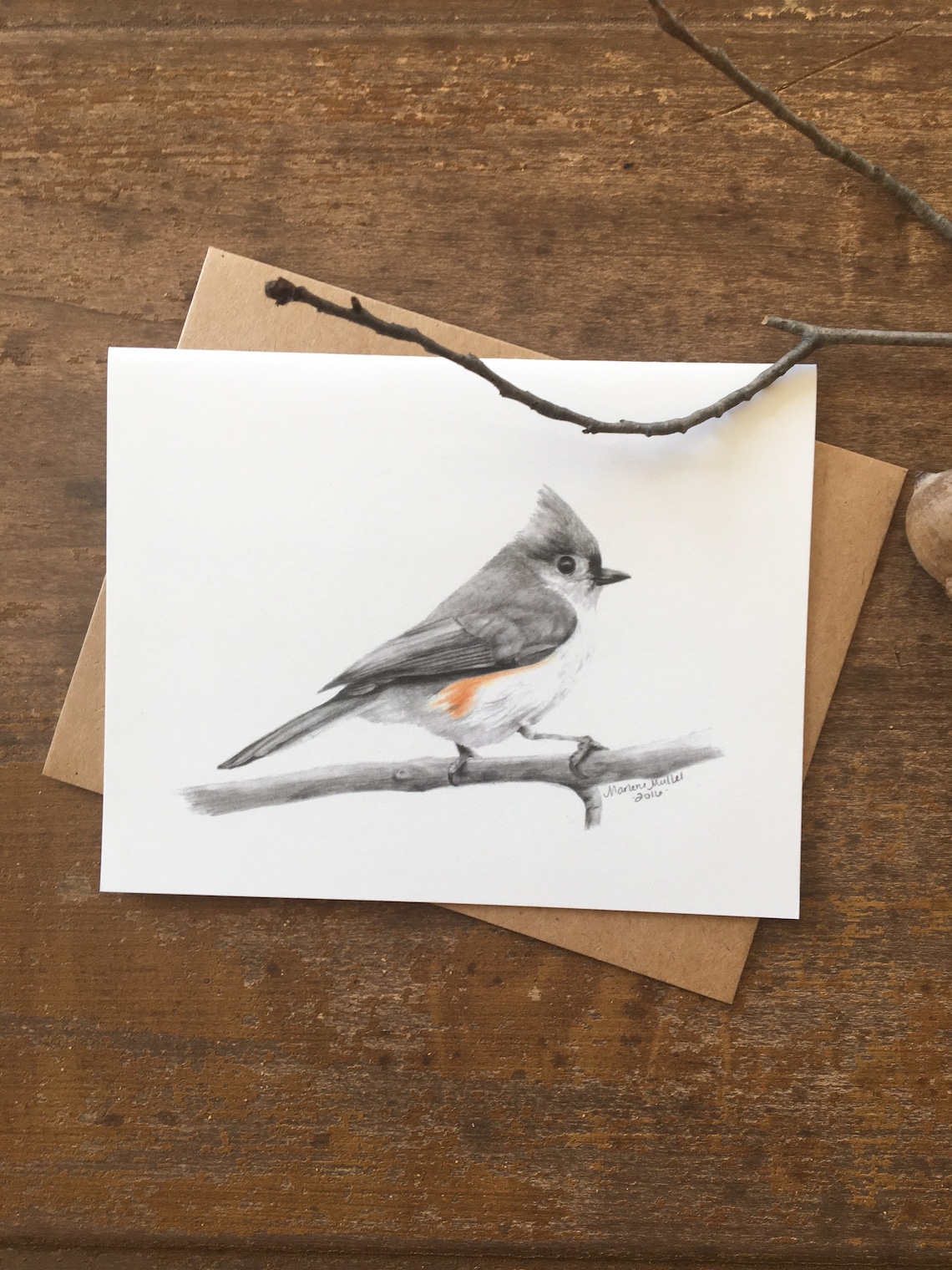 Bird Note Card Set, Set of 4 Cards, Stationary Card, Wildlife Art Cards ...