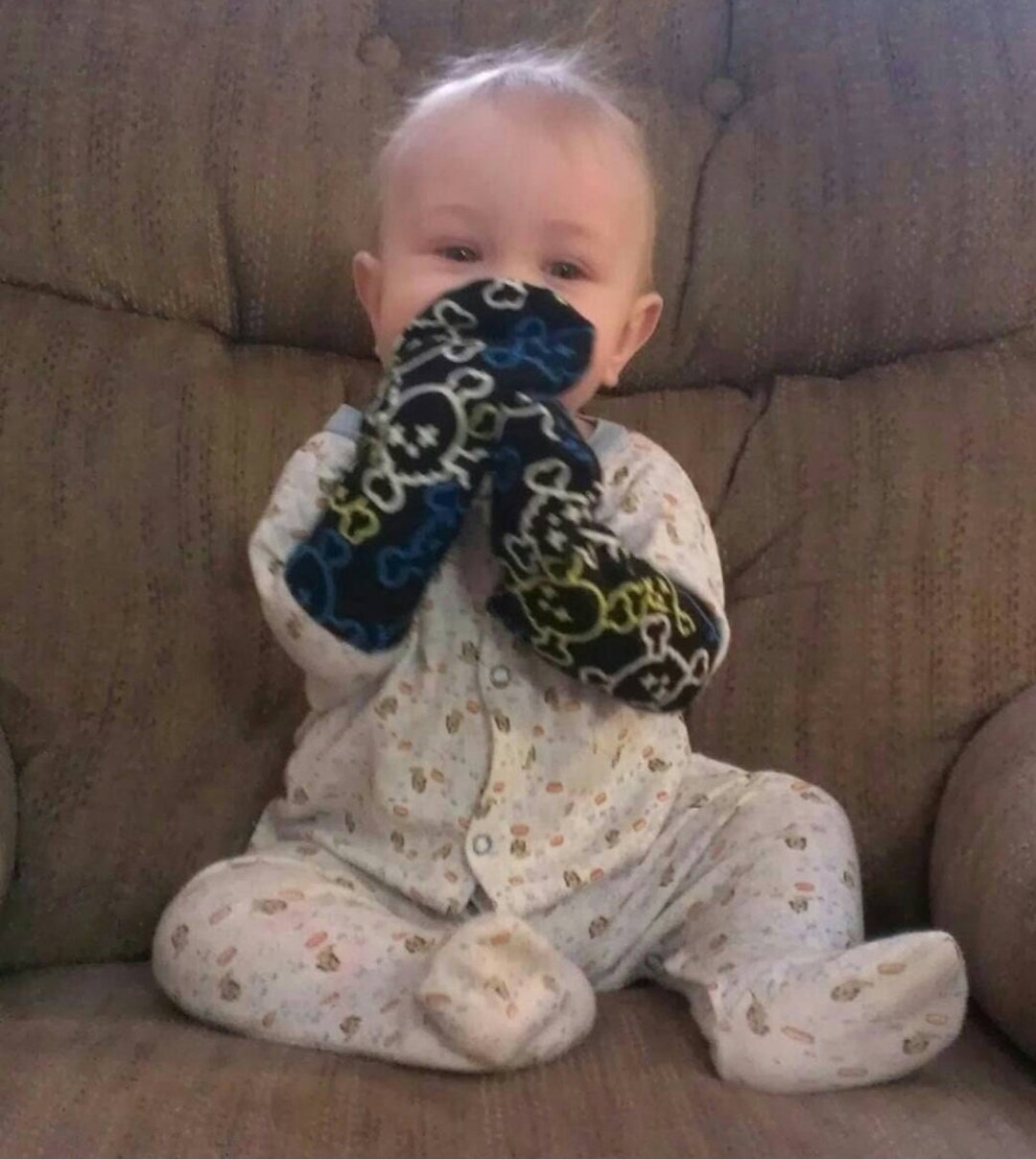 Extra Long Thumbless Stay on No Scratch Mittens Newborn Baby Toddler - Etsy