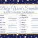 Baby Word Scramble, Printable Baby Shower Game, Twinkle Little Star ...
