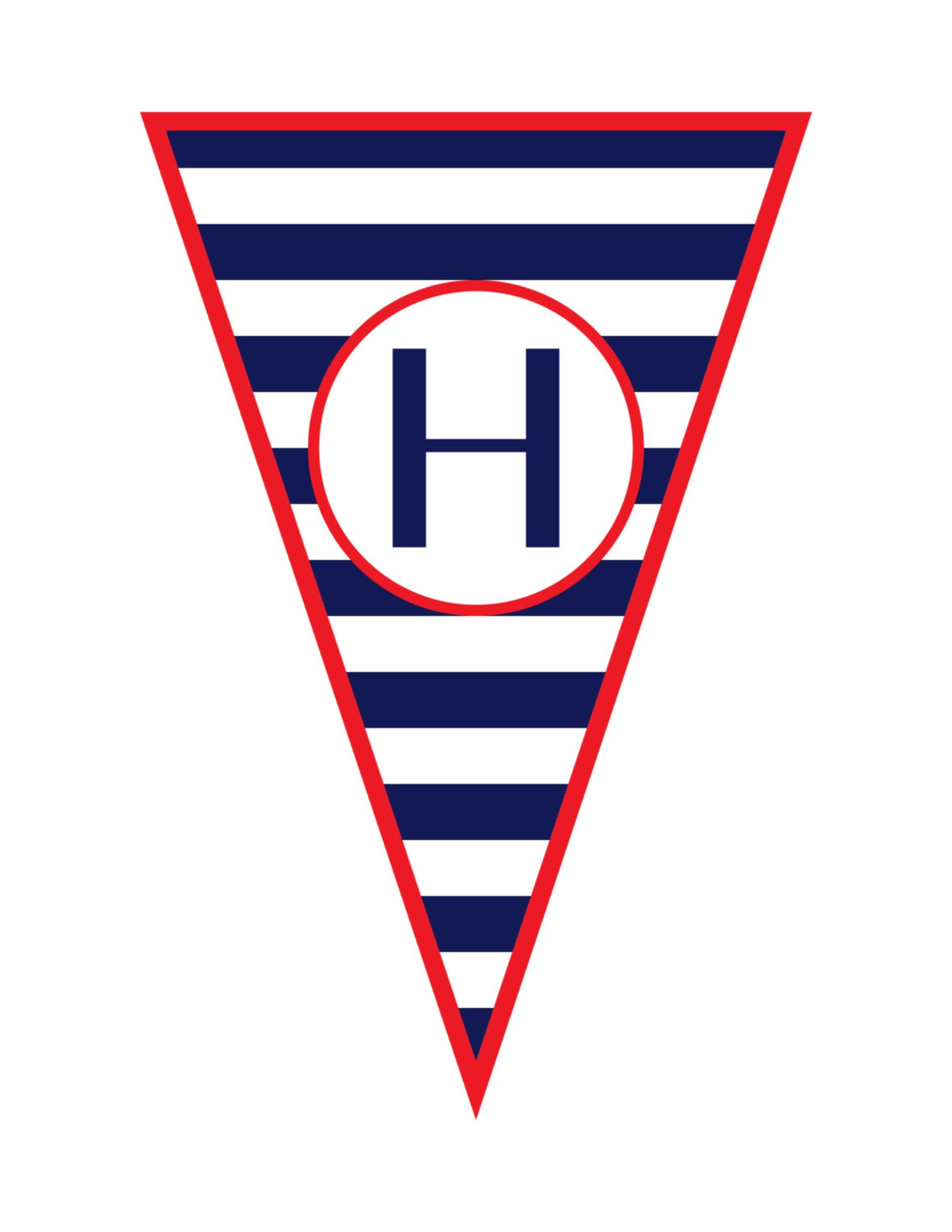 Nautical Birthday Banner Nautical Happy Birthday Banner | Etsy