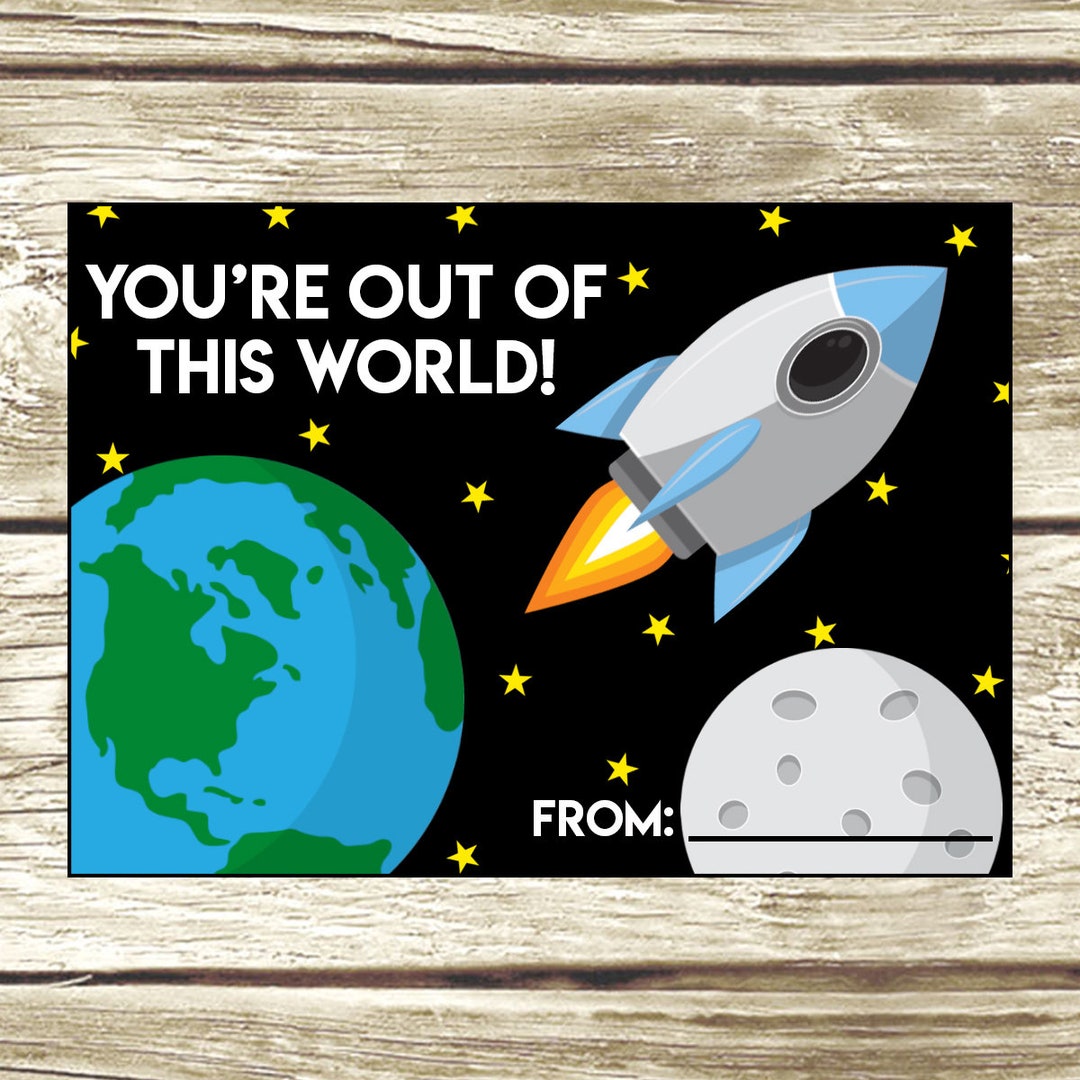 Space Valentine's Day Cards, Space Valentines, Out of This World, 031 ...