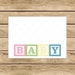 Baby Blocks Food Labels, Printable Food Labels, Gender Neutral Baby ...