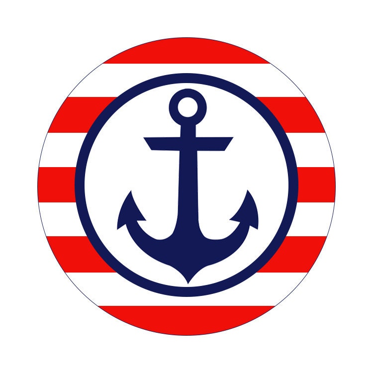 Nautical Cupcake Toppers, Printable Cupcake Toppers, Nautical Baby ...