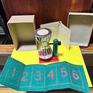 1930's Chuck a Luck Dice Game, the Bird Cage Game, Table Top Games ...