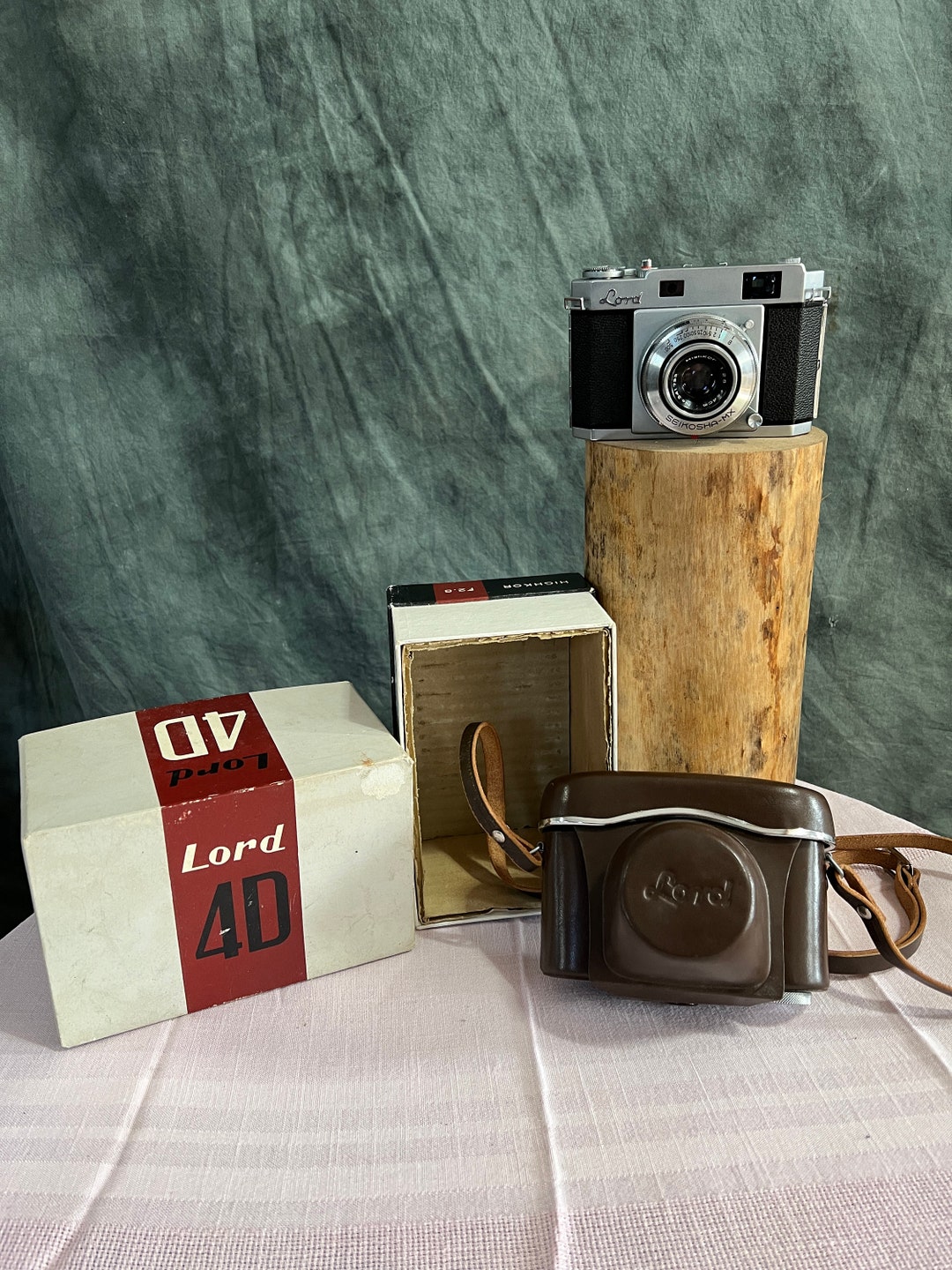 Vintage 1955 Okaya Optical Company, Lord IVB 35 Mm Camera, Highkor 4cm ...