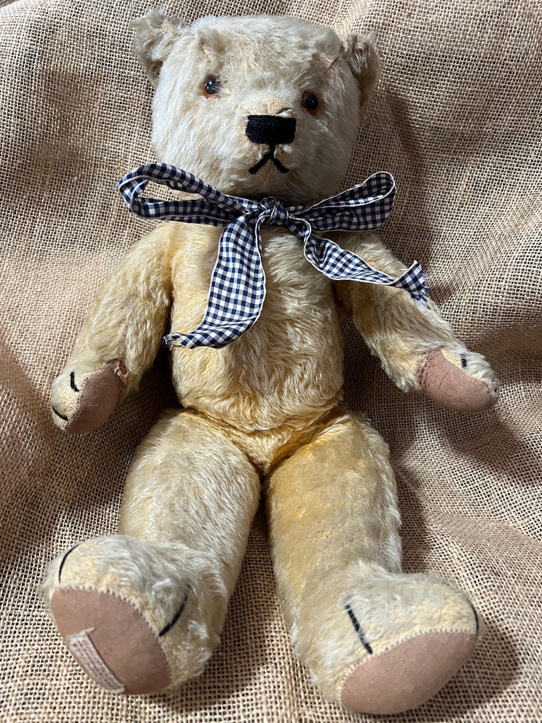 Antique Chad Valley Teddy Bear, 1930s English Plush, Bookshelf Decor - Etsy