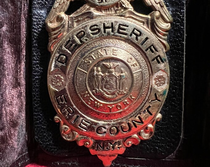 1940’s Vintage Deputy Sheriff Badge, Special Deputy Sheriff, Erie ...