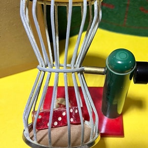 1930's Chuck a Luck Dice Game, the Bird Cage Game, Table Top Games ...