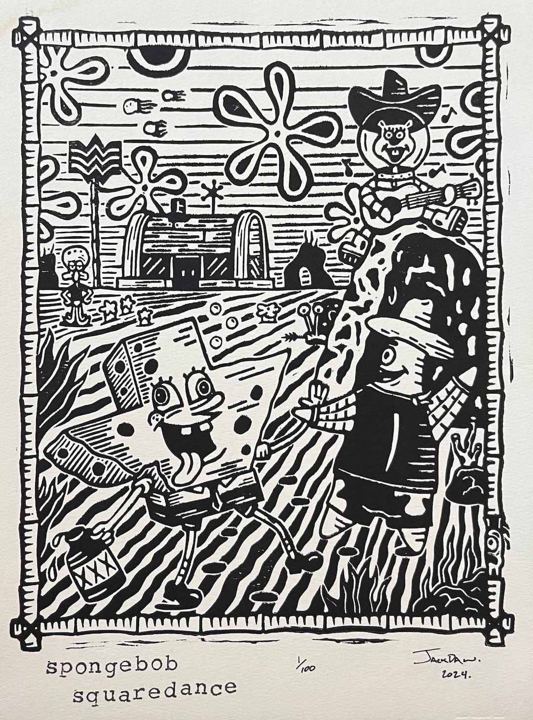 Spongebob Squaredance - Etsy