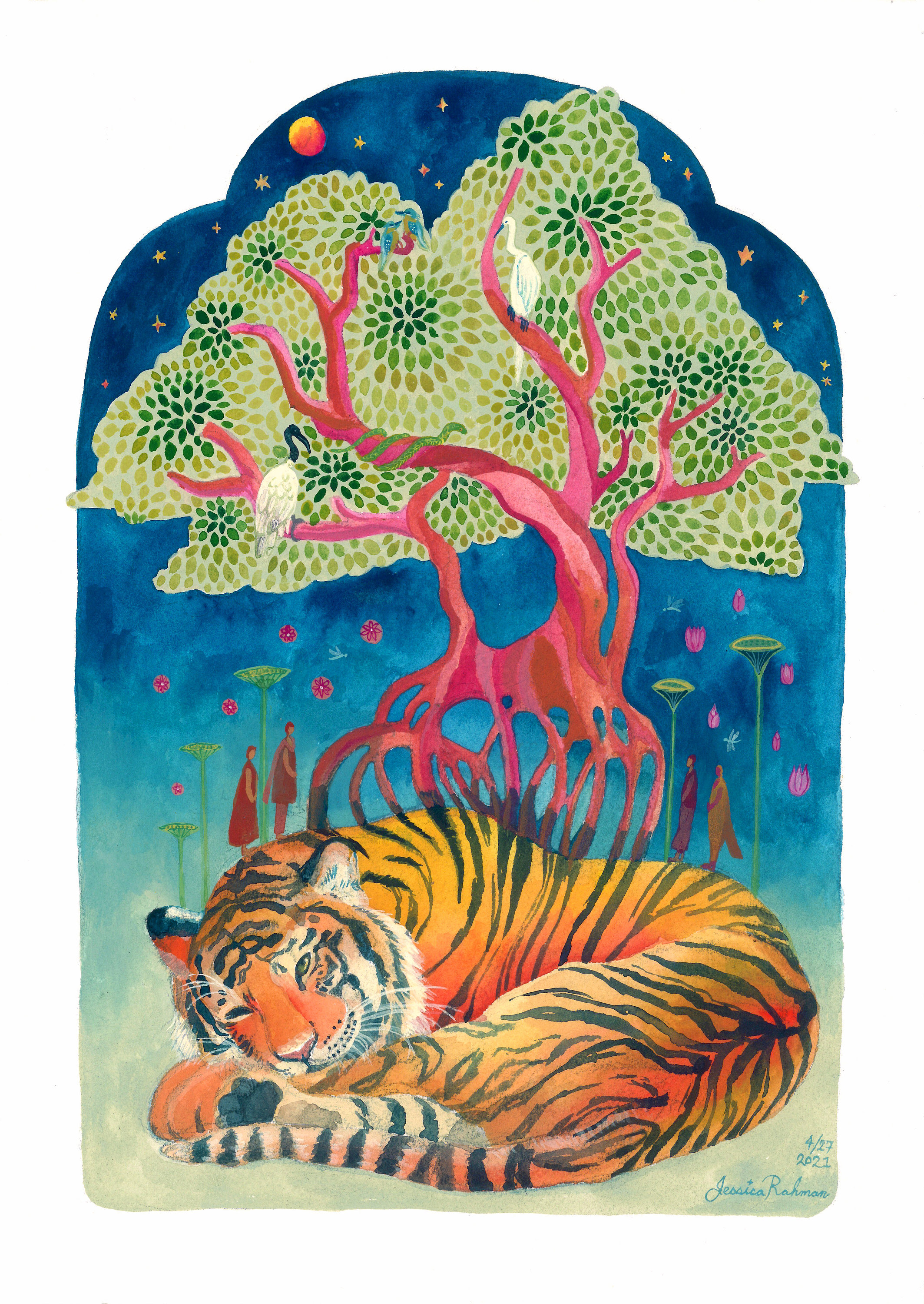 Bengal Tiger Print (for Bangladesh) - Etsy