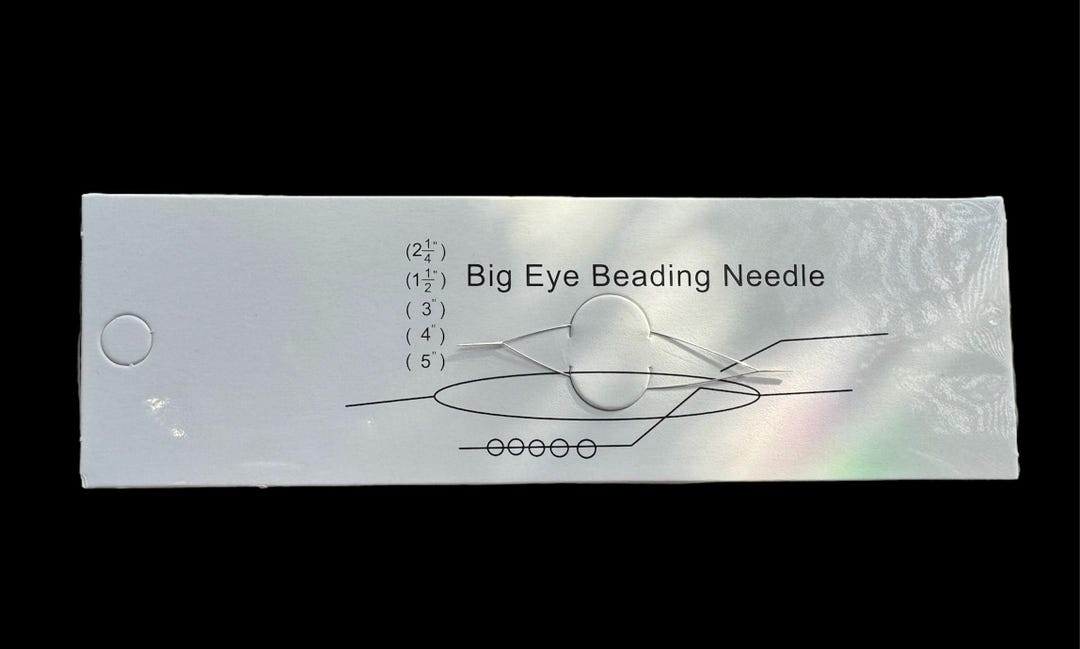 Collapsible Stainless Steel Big Eye Beading Needle (5.7cm Length) - Etsy