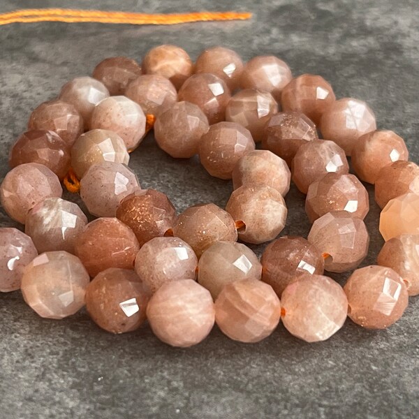 Peach Gemstone - Etsy UK