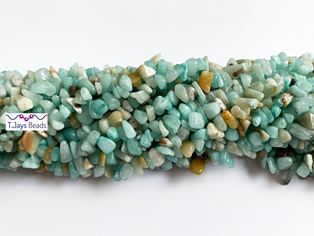 Amazonite Chip Beads 5-8mm 33 String - Etsy