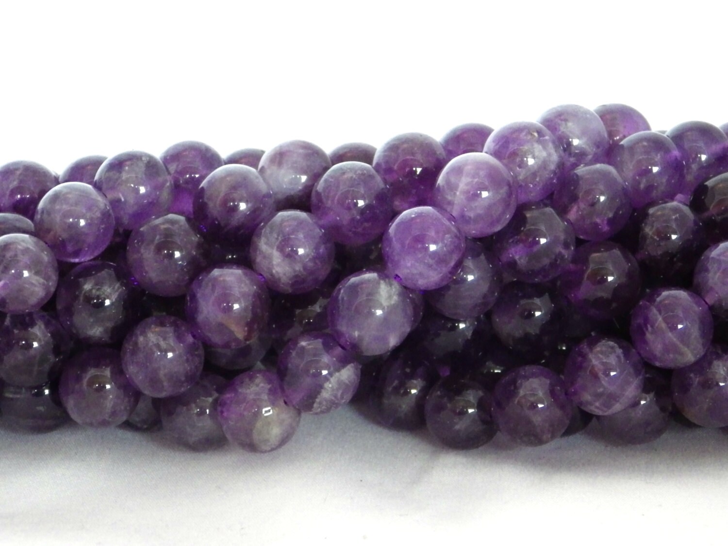 Amethyst Round Beads AB Grade 10mm - Etsy