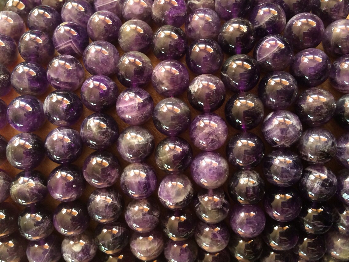 Amethyst Round Beads AB Grade 10mm - Etsy
