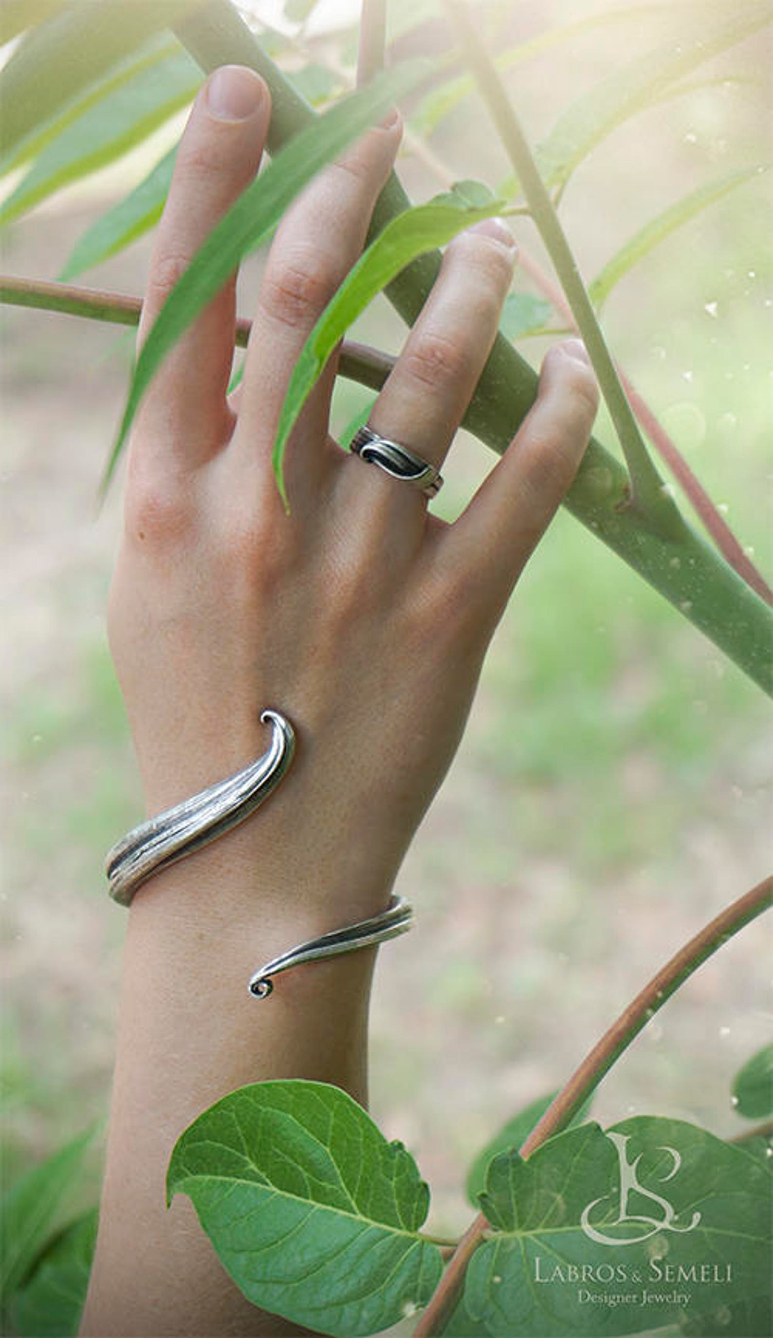 Silver Rowan Ring Elven Ring Art Nouveau Ring Boho Ring - Etsy