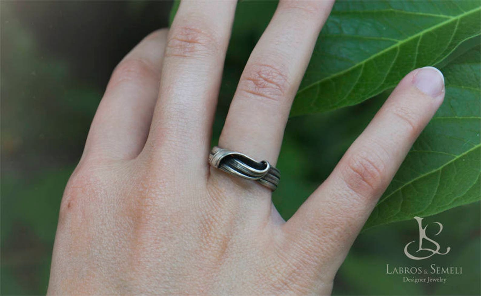 Silver Rowan Ring Elven Ring Art Nouveau Ring Boho Ring - Etsy