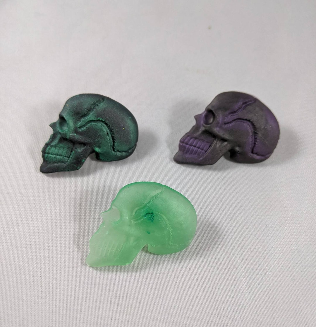 Resin Skull Pins | Skull Pin | Skull Tack | Resin Skull Tack | Resin ...