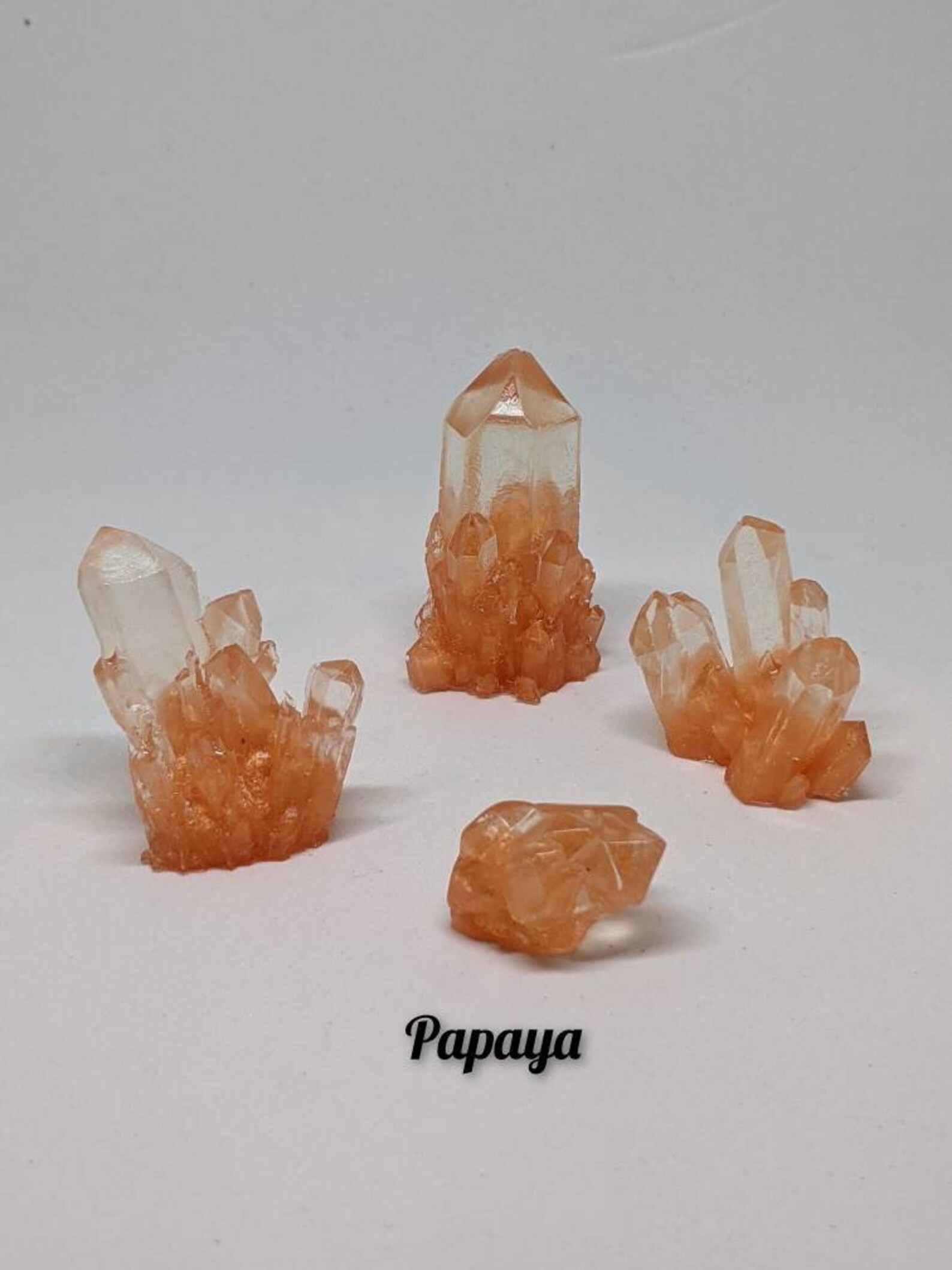 Resin Faux Crystal Clusters resin crystals molded resin | Etsy