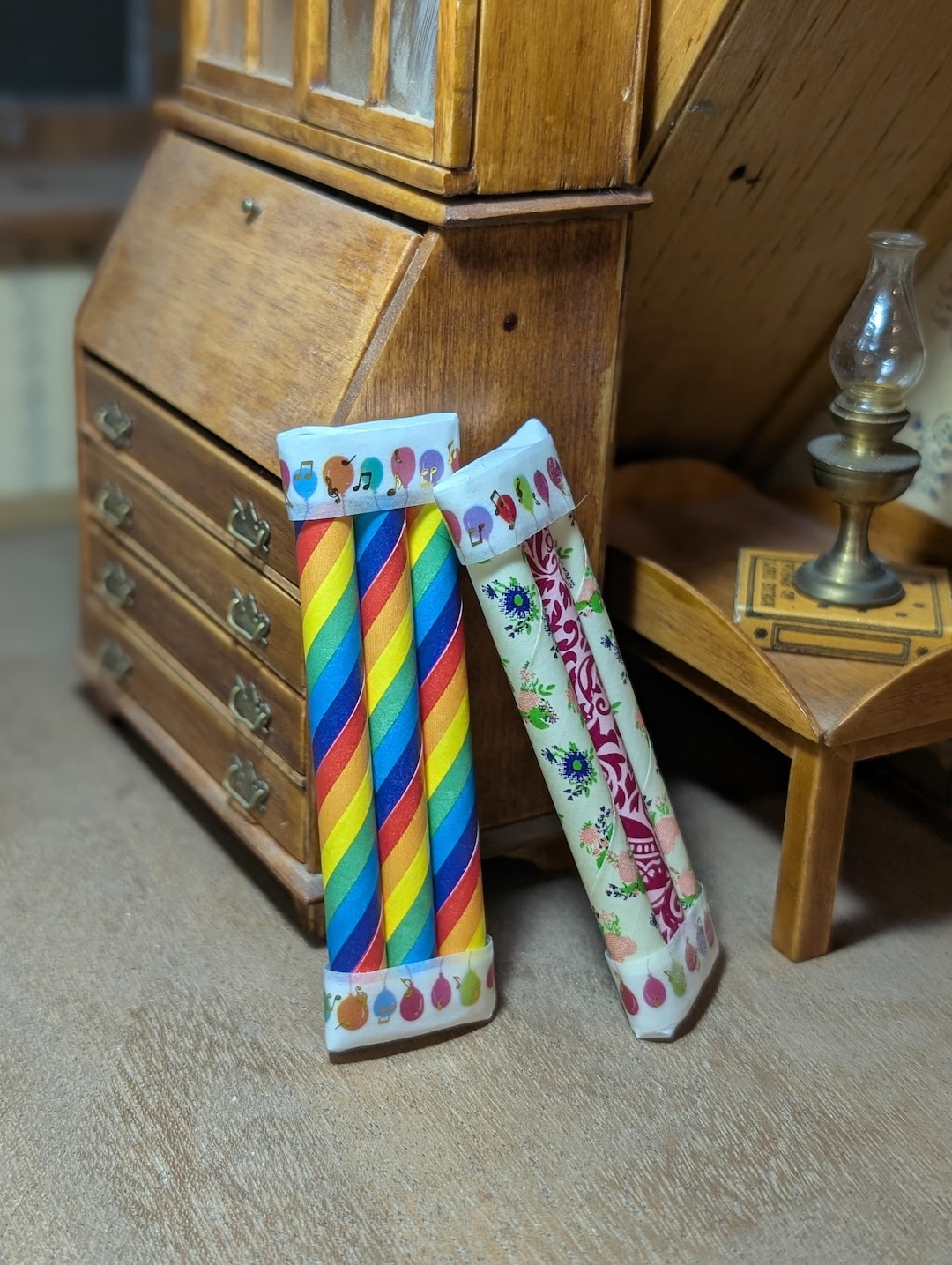 Miniature Wrapping Paper Set | Wrapping Paper | Dollhouse Wrapping ...