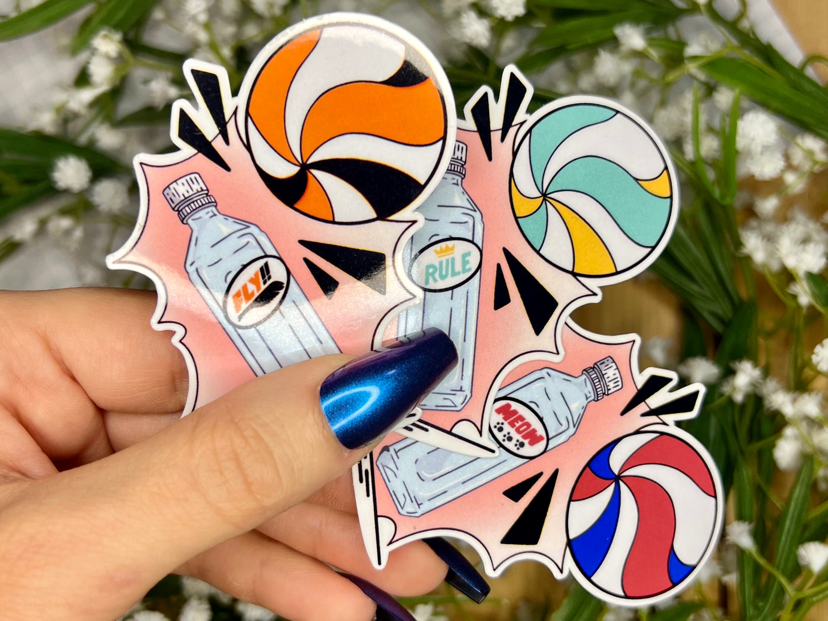 Haikyuu Volleyball Waterproof Sticker Karasuno, Nekoma, Aoba Johsai ...