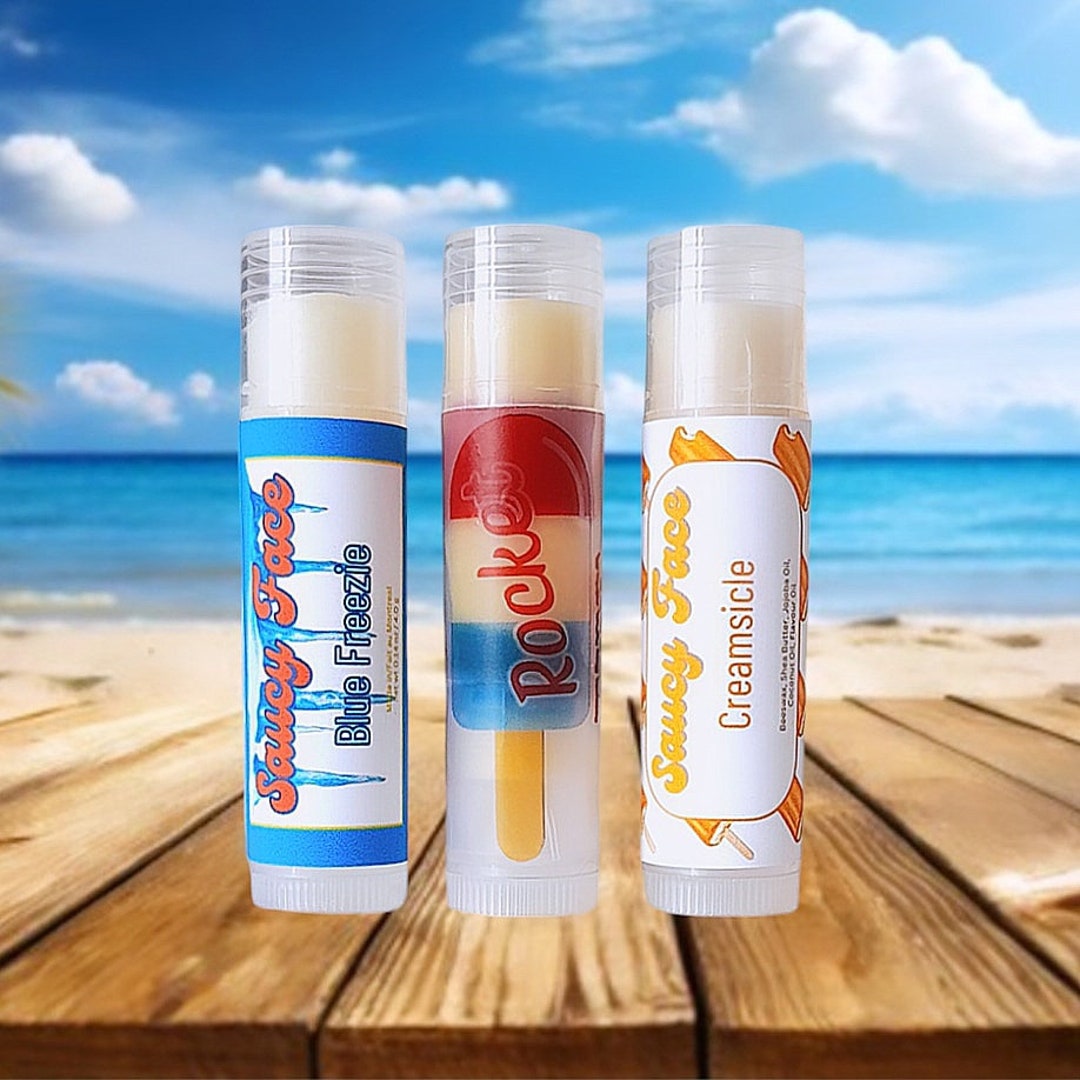 Saucy Face BEAT THE HEAT Lip Balm Trio - Etsy