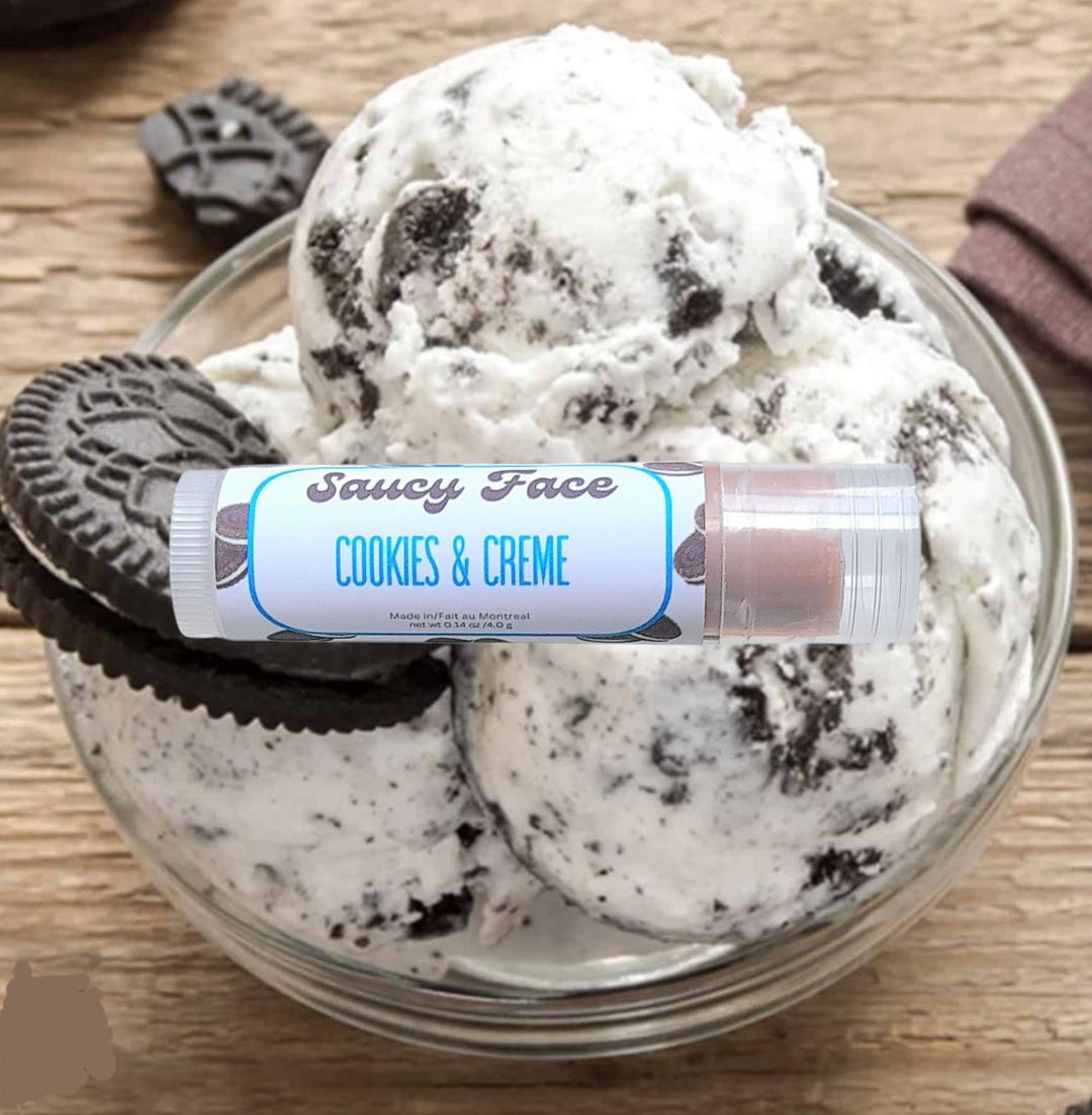 Saucy Face COOKIES & CREME Tinted Lip Balm - Etsy