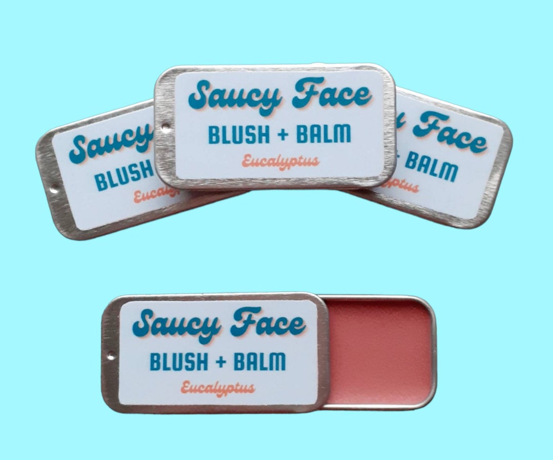 Saucy Face BLUSH BALM All Natural Eucalyptus Lip and Cheek Tint in ...