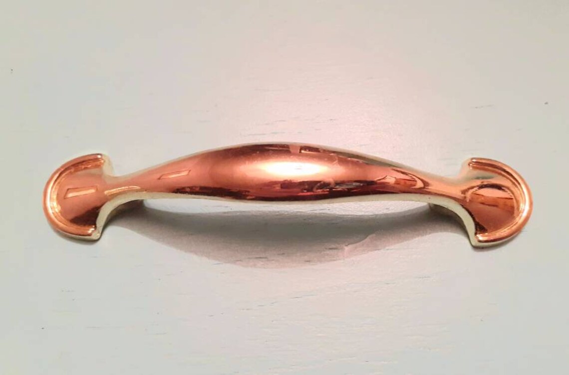 Vintage Gold Plated Metal Handles Hardware Kitchen Pull Set of 6 - Etsy