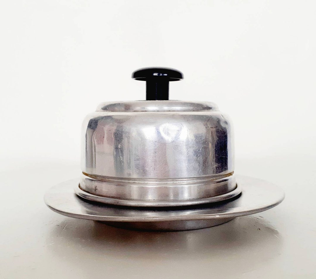 Vintage Lidded Round Aluminum Butter Dish Serving Dish - Etsy