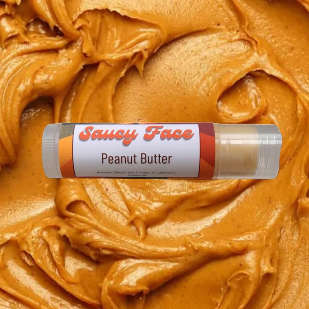 Saucy Face PEANUT BUTTER Lip Balm - Etsy