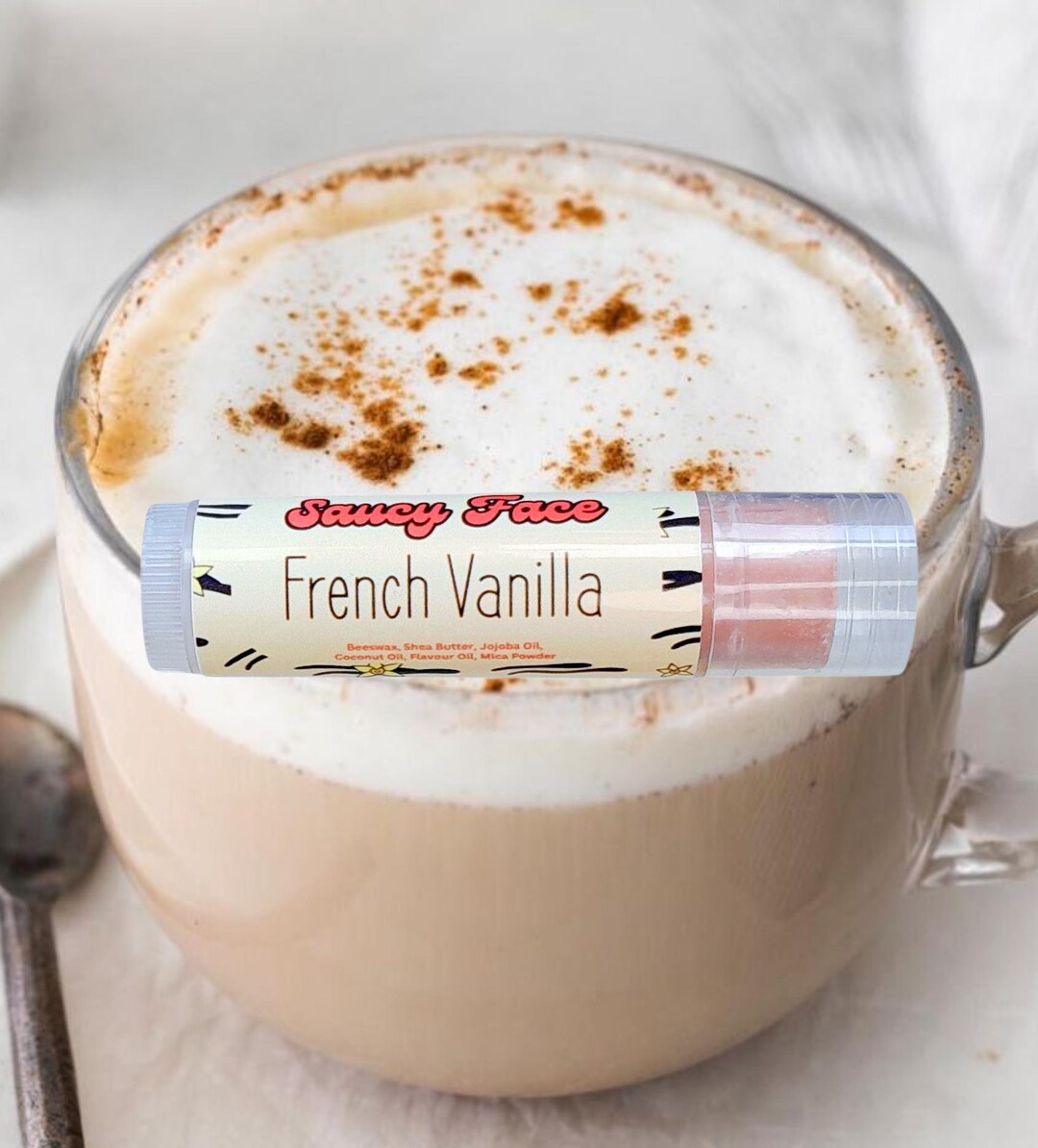 Saucy Face FRENCH VANILLA Tinted Lip Balm - Etsy