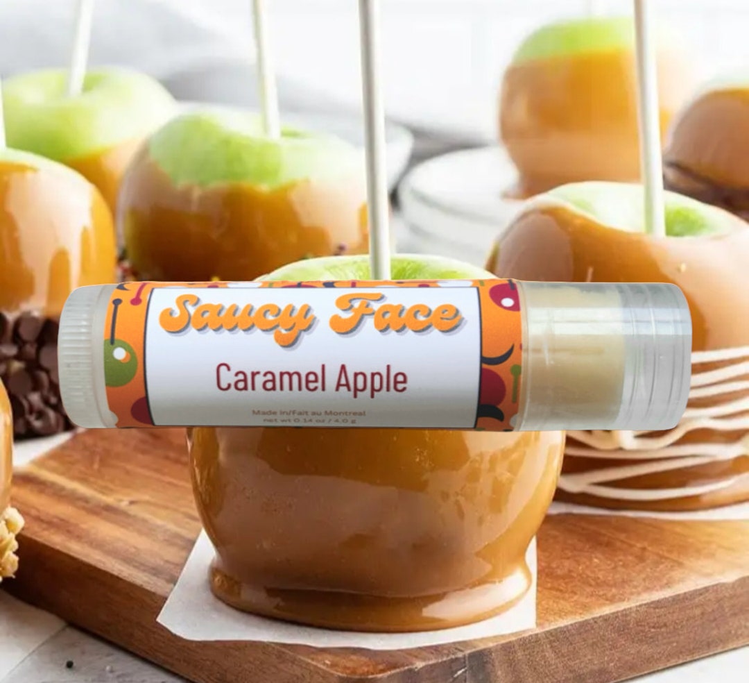 Saucy Face CARAMEL APPLE Lip Balm Lip Gloss - Etsy