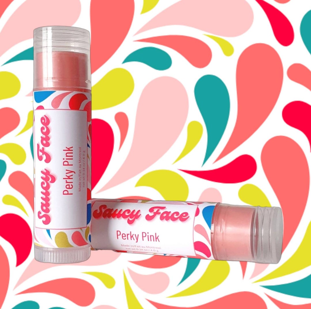 Saucy Face COLOR ME BALM Perky Pink Lip Balm - Etsy