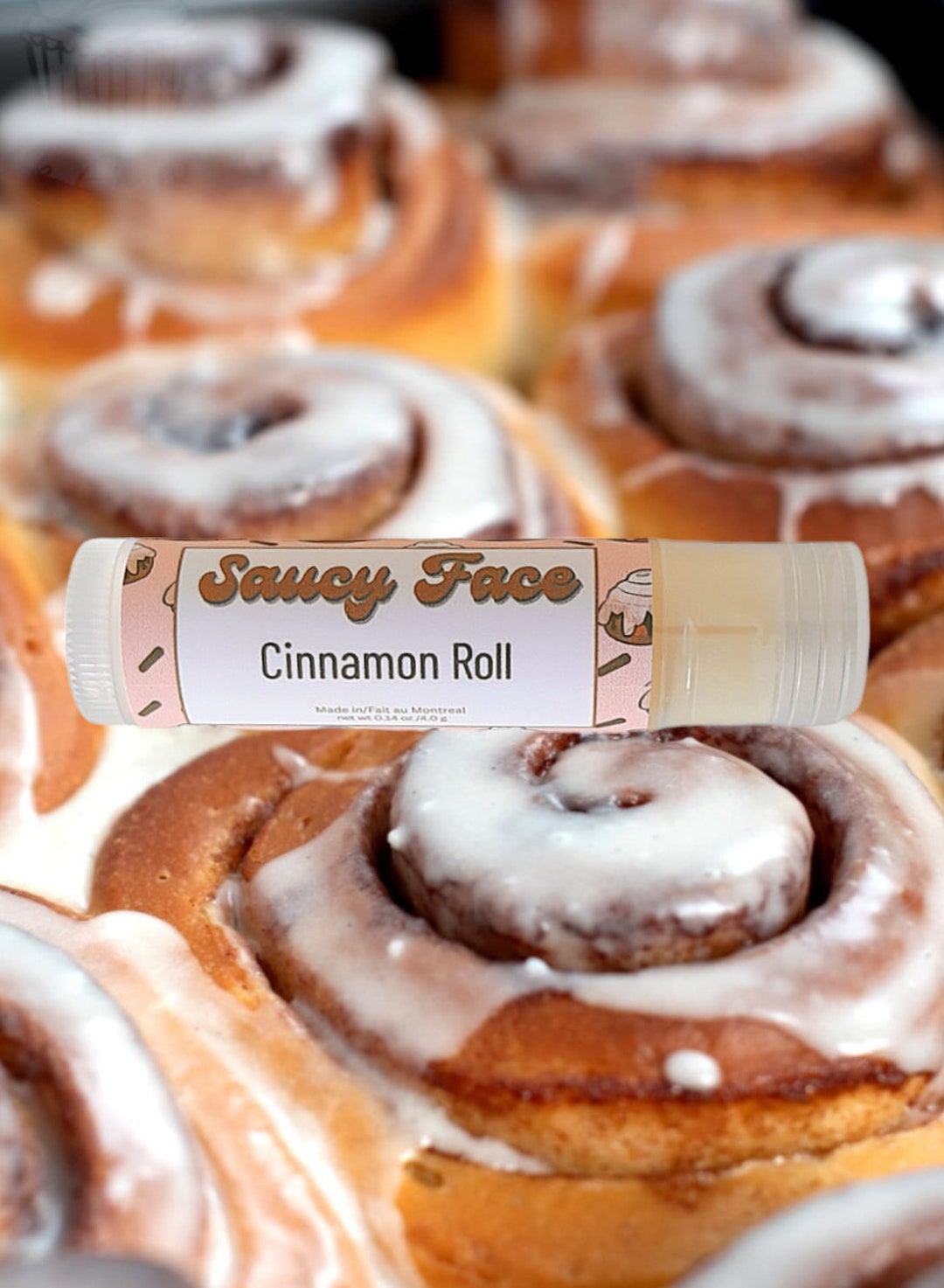 Saucy Face CINNAMON ROLL Lip Balm Lip Gloss - Etsy