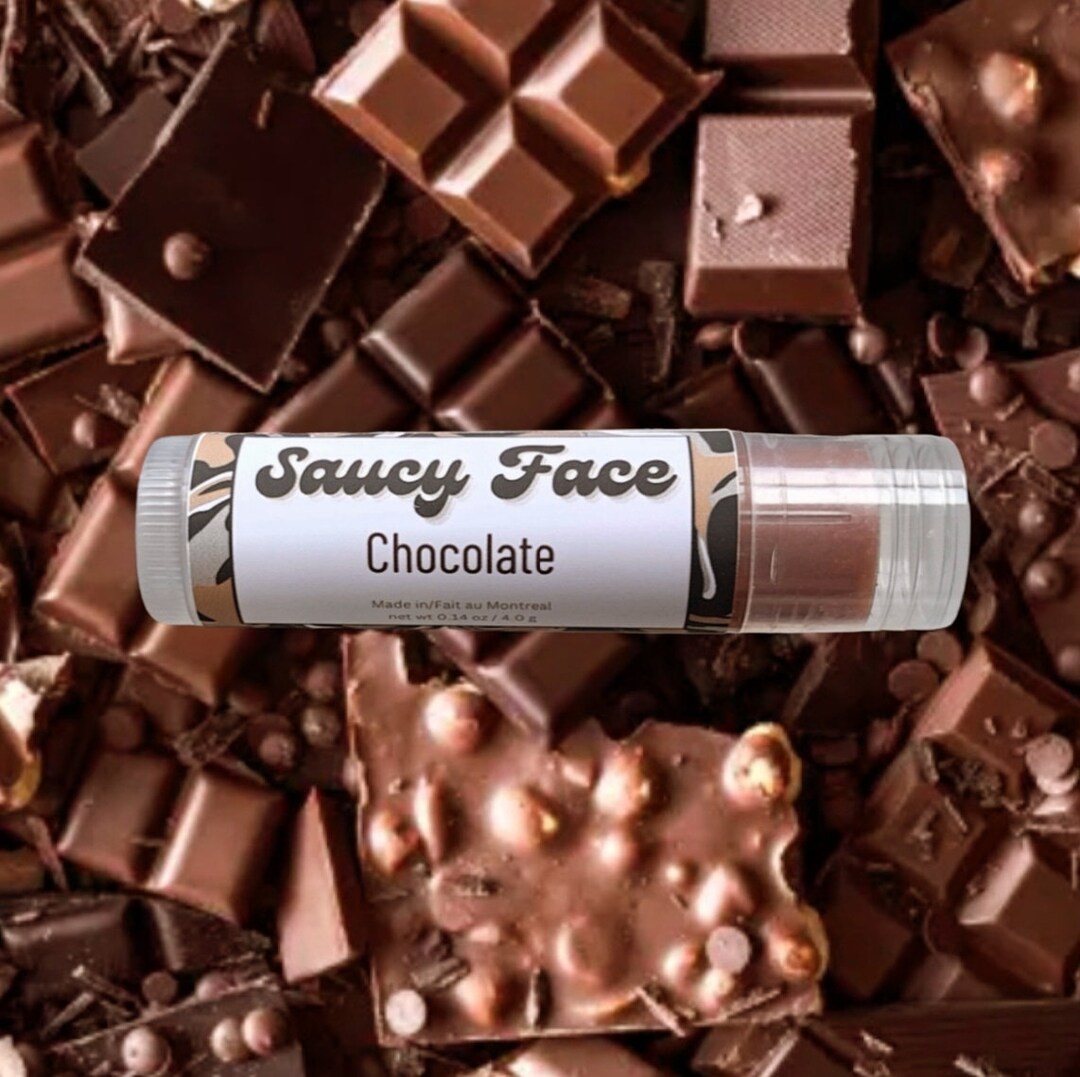 Saucy Face CHOCOLATE Tinted Lip Balm - Etsy