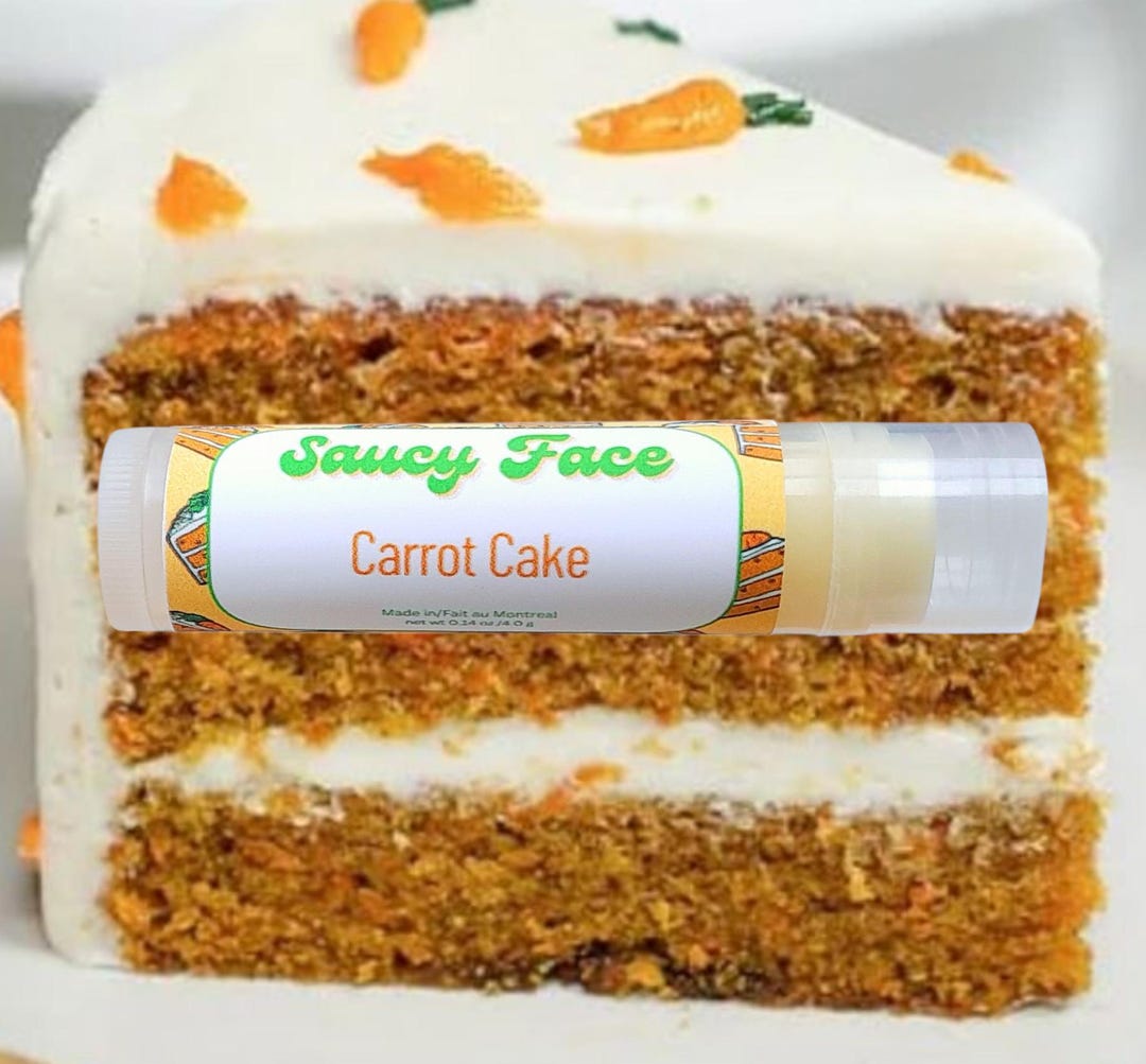 Saucy Face CARROT CAKE Lip Balm Lip Gloss - Etsy
