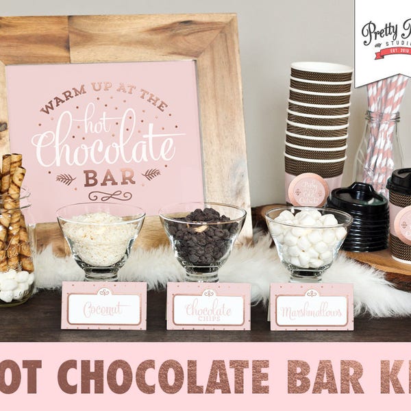 Hot Chocolate Bar Labels - Etsy