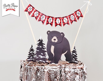 Bear Cake Topper - Etsy